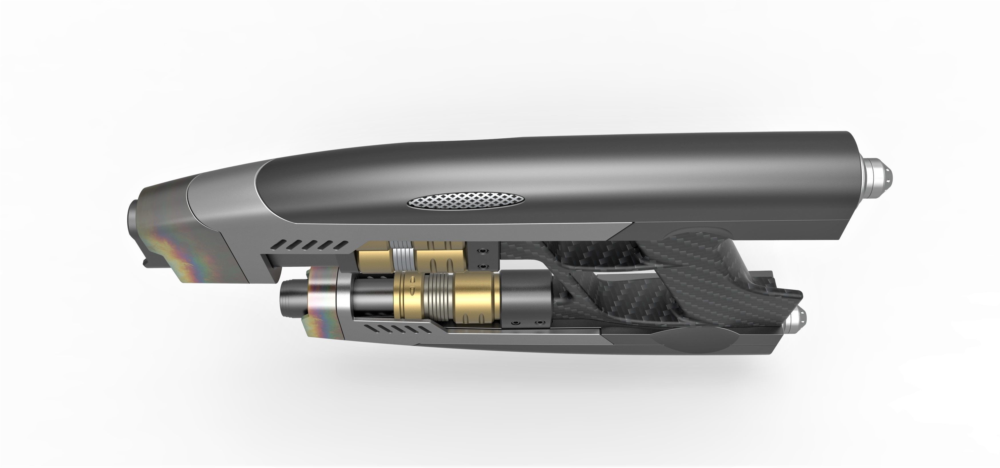 Star Lord Blaster from the movie Avengers Infinity war 2018 3D model ...