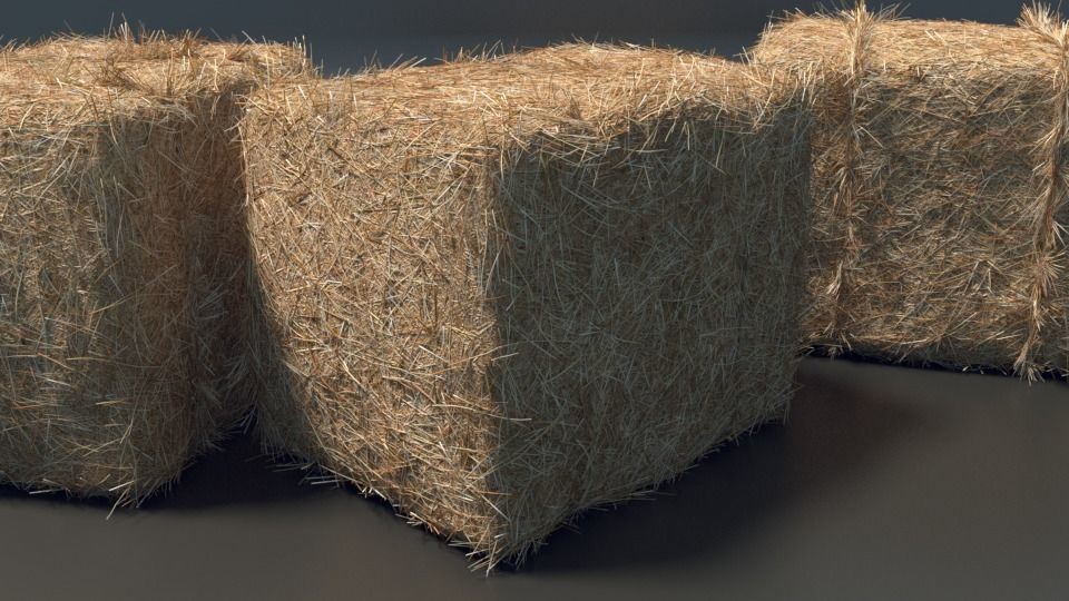 3D model Farm Hay VR / AR / low-poly | CGTrader