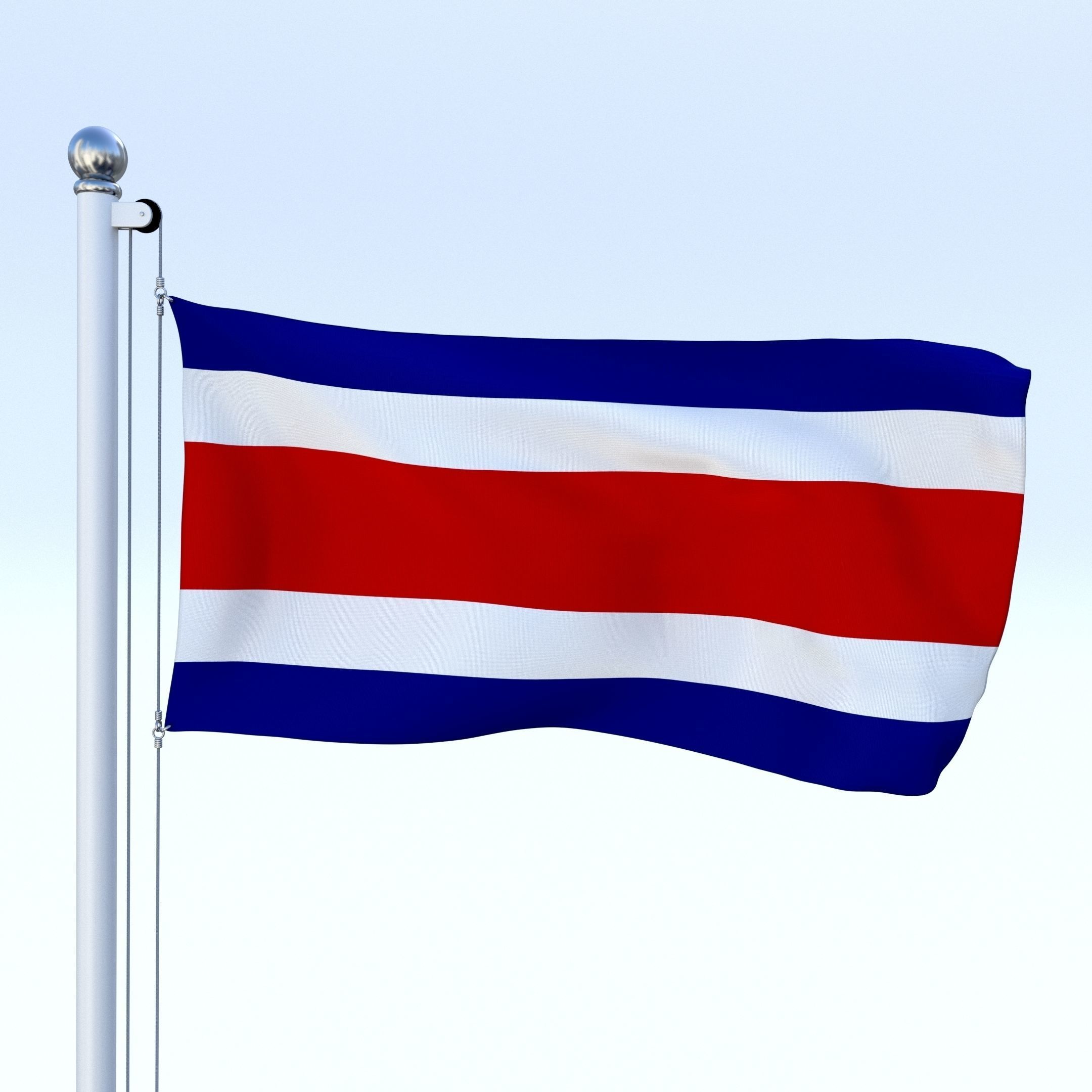3D model All North American Flag Pack VR / AR / low-poly animated ...