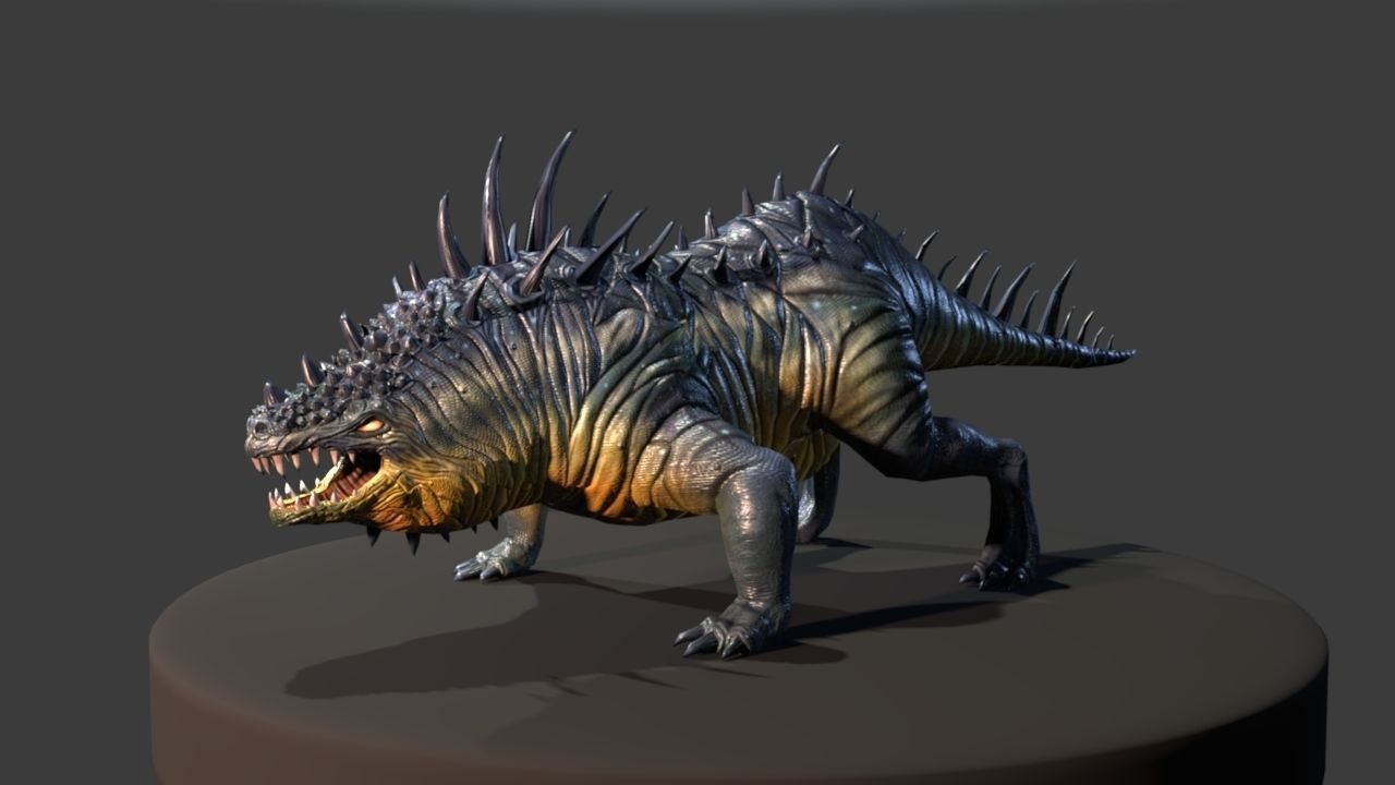 3D model Comodo Dragon Game monster VR / AR / low-poly | CGTrader
