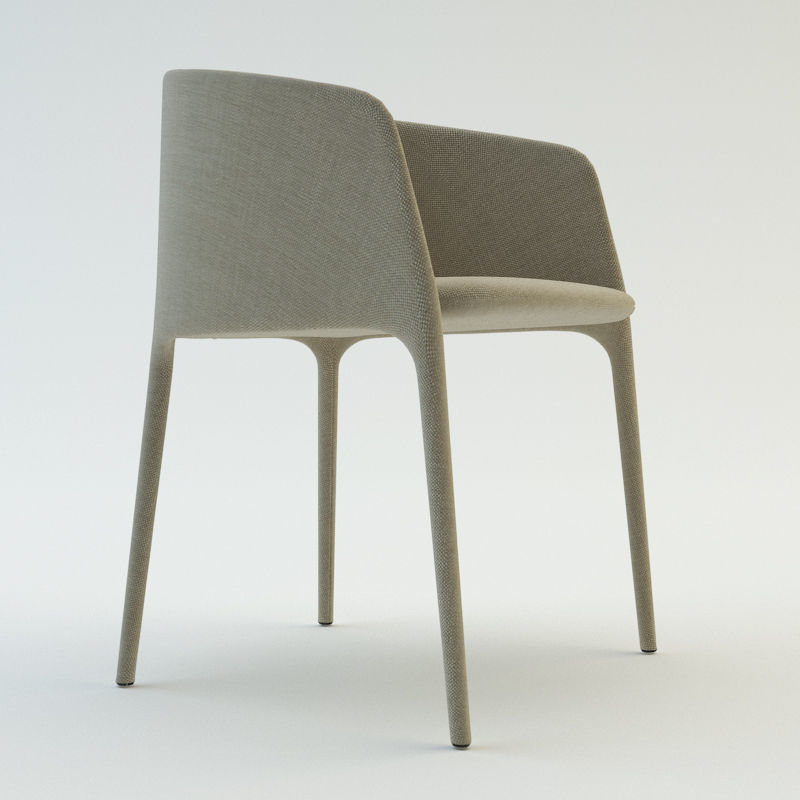 MDF Italia Achille armchair 3D model | CGTrader