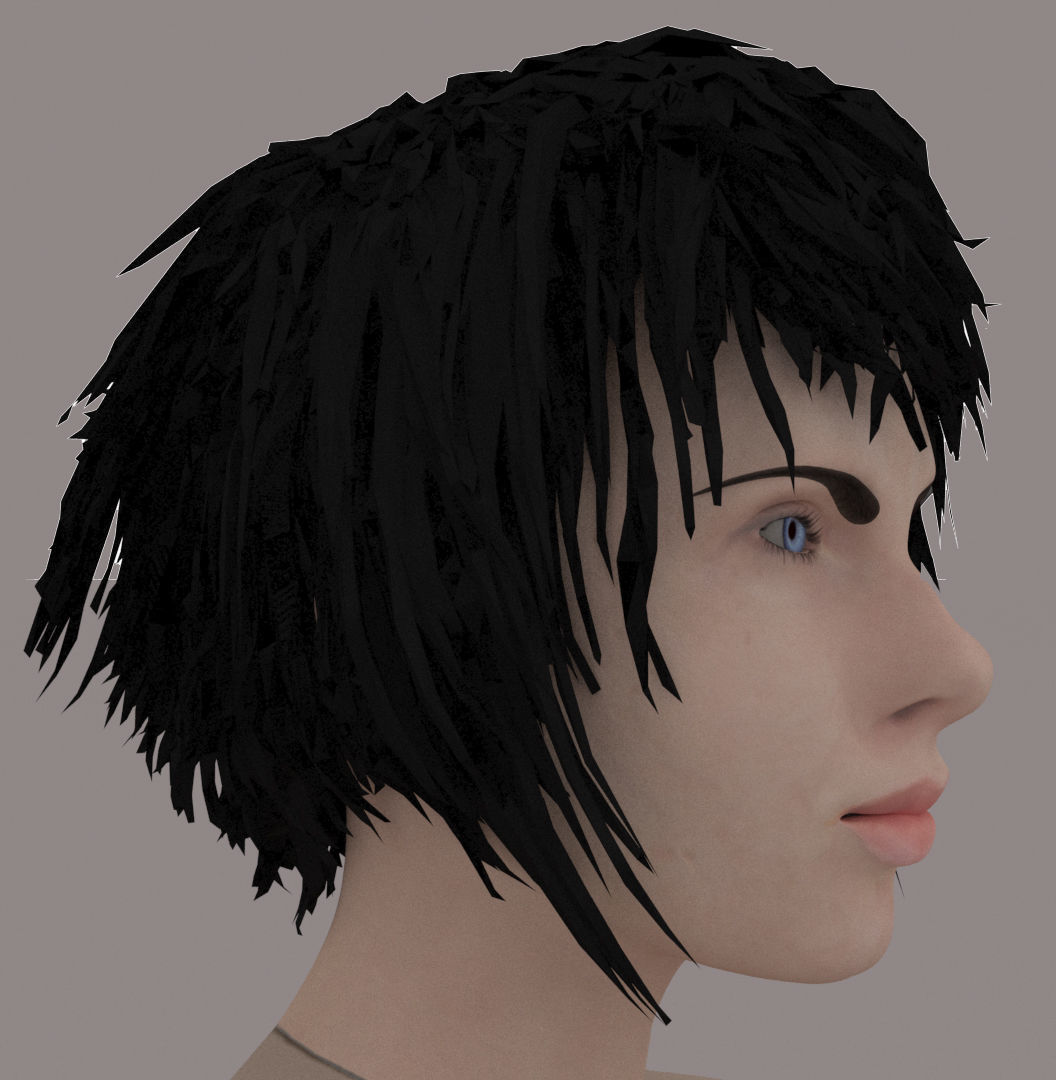 The Major - Ghost in the shell 3D model animated rigged | CGTrader