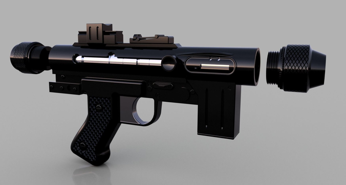 Star Wars SE-14R Blaster 3D Model 3D printable STL | CGTrader.com