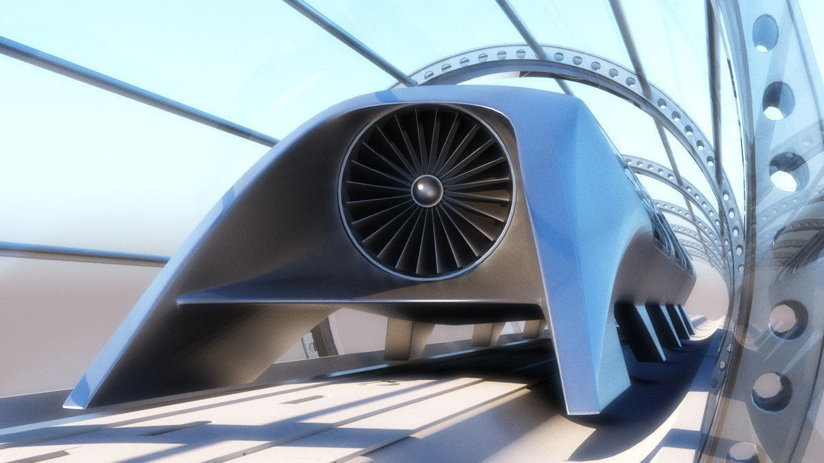 Hyperloop transport 3d model - Vray realistic 3D model | CGTrader