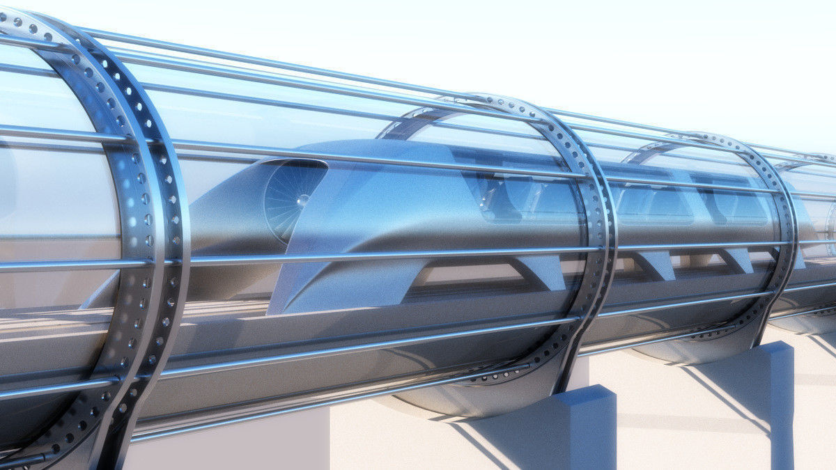Hyperloop transport 3d model - Vray realistic 3D model | CGTrader