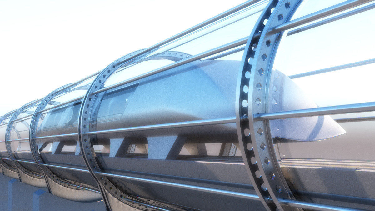 Hyperloop transport 3d model - Vray realistic 3D model | CGTrader