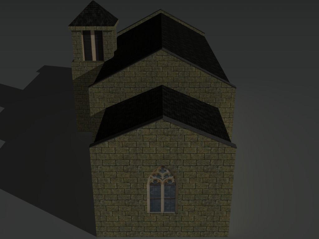 3D model Simple Church VR / AR / low-poly | CGTrader