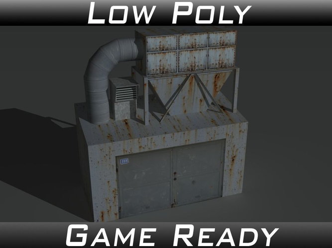 3D model Industrial Extractor VR / AR / low-poly | CGTrader