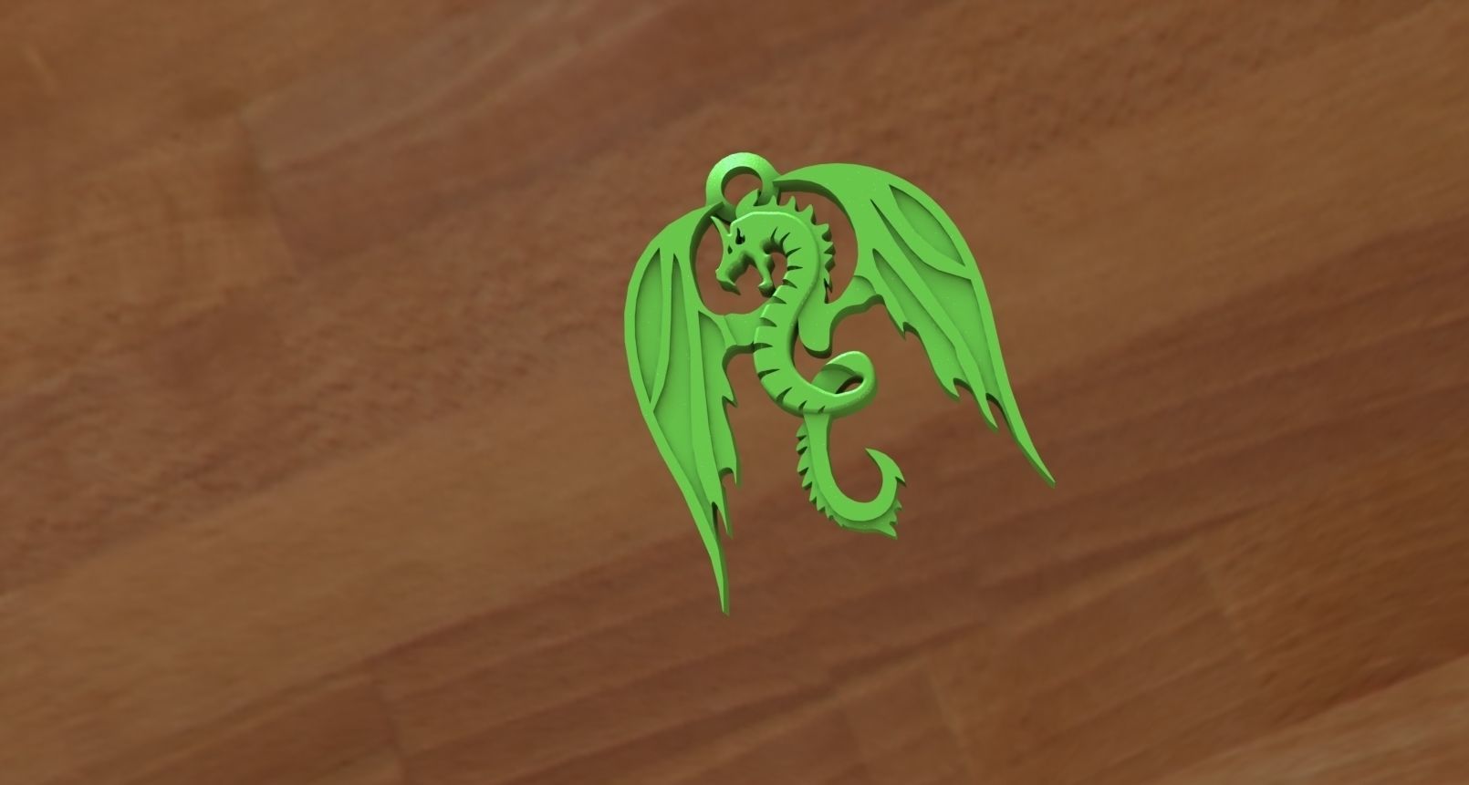 Dragon keychain 3D model 3D printable | CGTrader