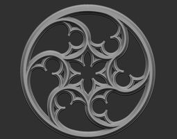 Gothic window 3D Printing Models | CGTrader