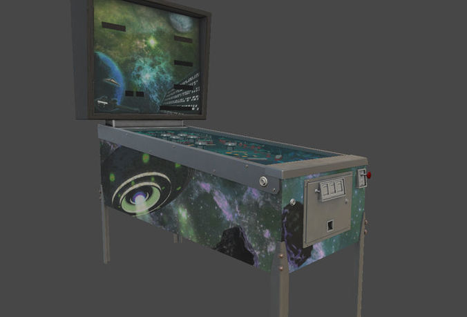 3D model Pinball Machine VR / AR / low-poly | CGTrader