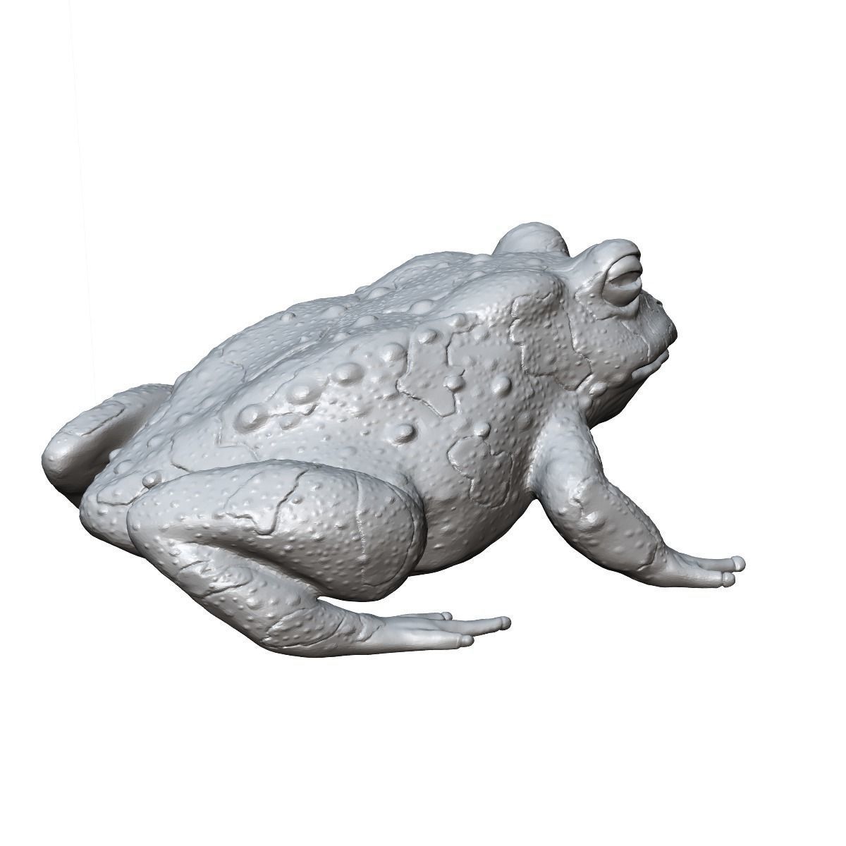 toad sculpture 3D model 3D printable | CGTrader