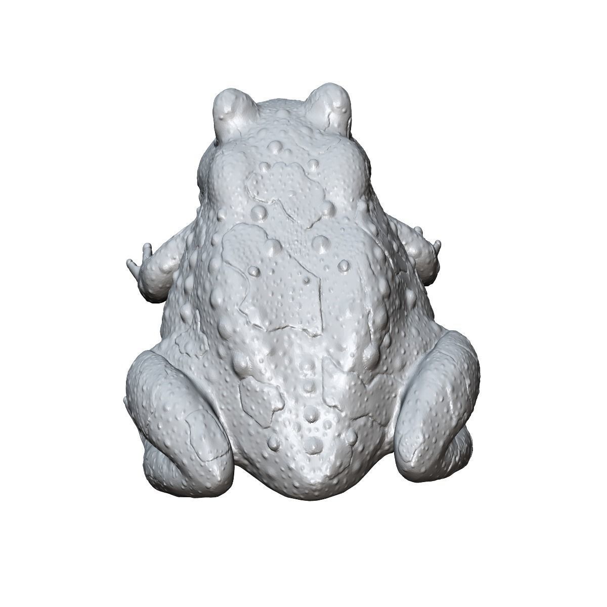 toad sculpture 3D model 3D printable | CGTrader