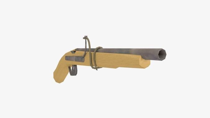 Wick shotgun rifle free VR / AR / low-poly 3D model | CGTrader