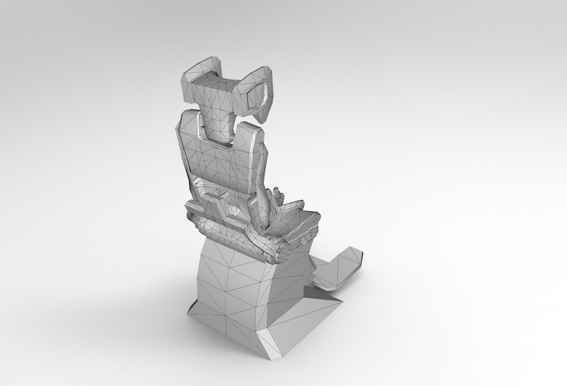 3D model Pilot Seat VR / AR / low-poly | CGTrader