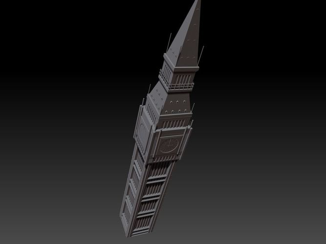 3D model Big Ben VR / AR / low-poly | CGTrader