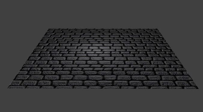 3D model Stone pavement low poly VR / AR / low-poly | CGTrader