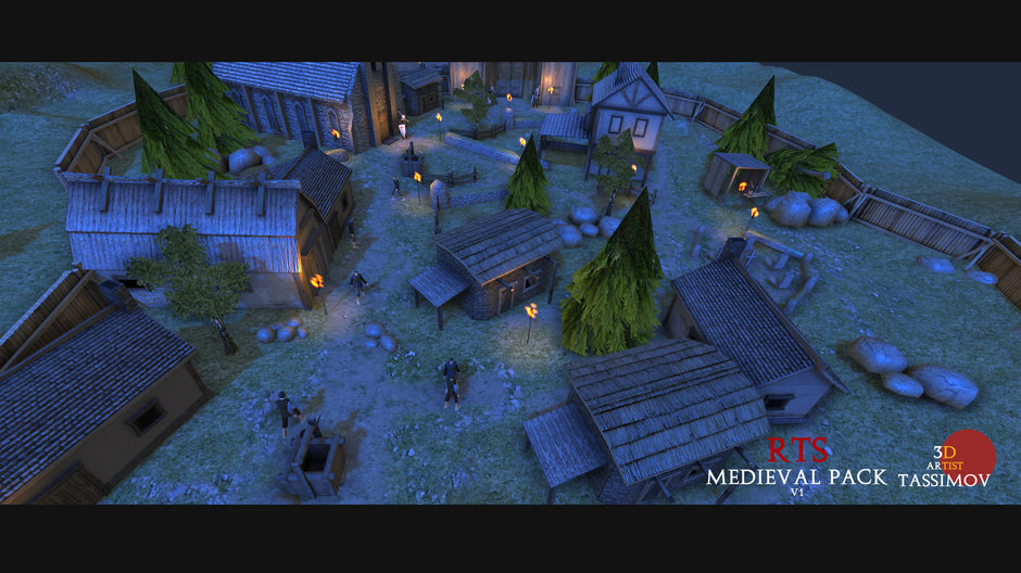 3D model RTS Medieval Pack Low Poly VR / AR / low-poly | CGTrader