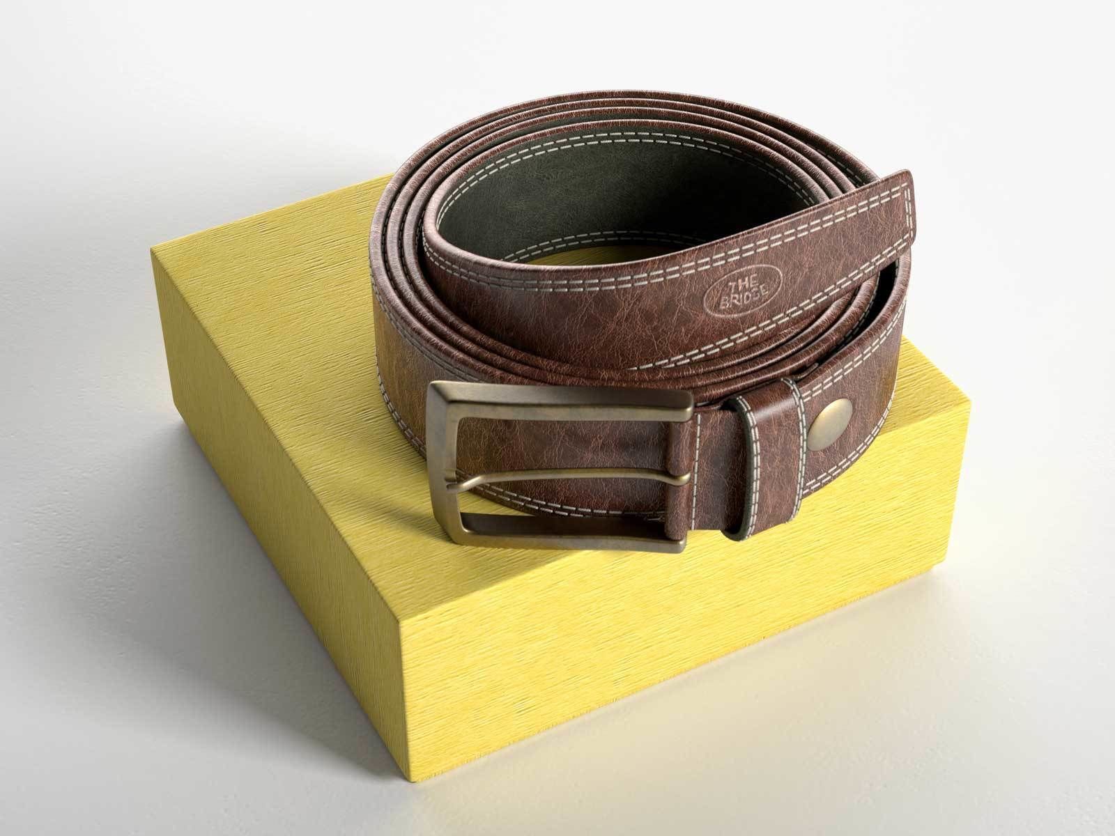 Mens Belt free 3D model | CGTrader