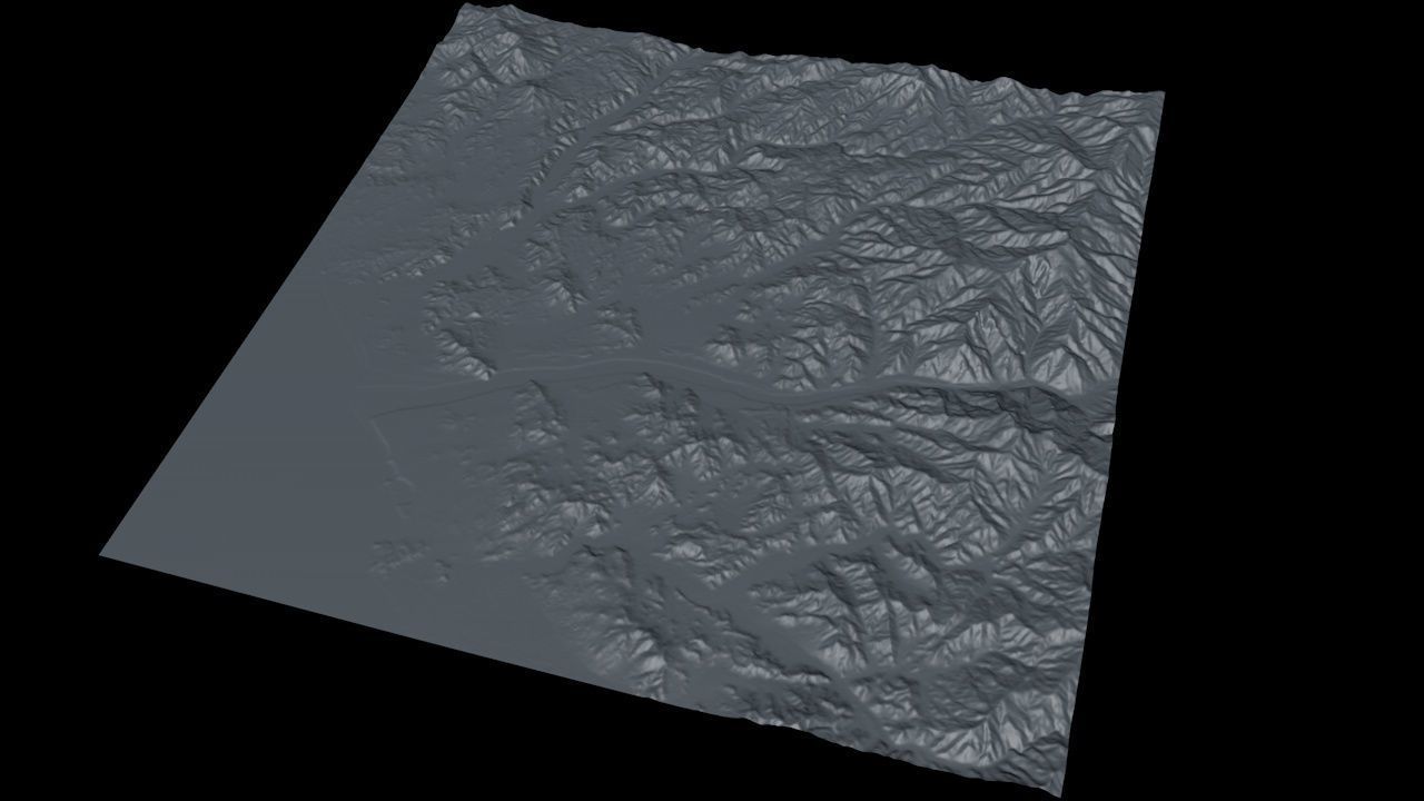 High Poly Untextured Terrain Package 3D model | CGTrader