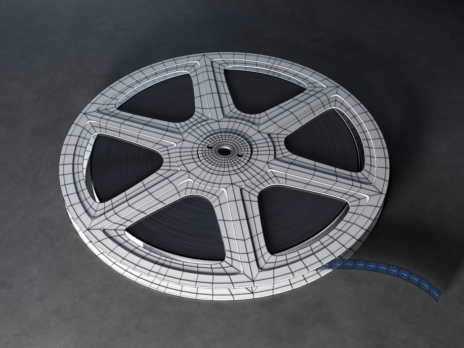Film Reel 3D model | CGTrader