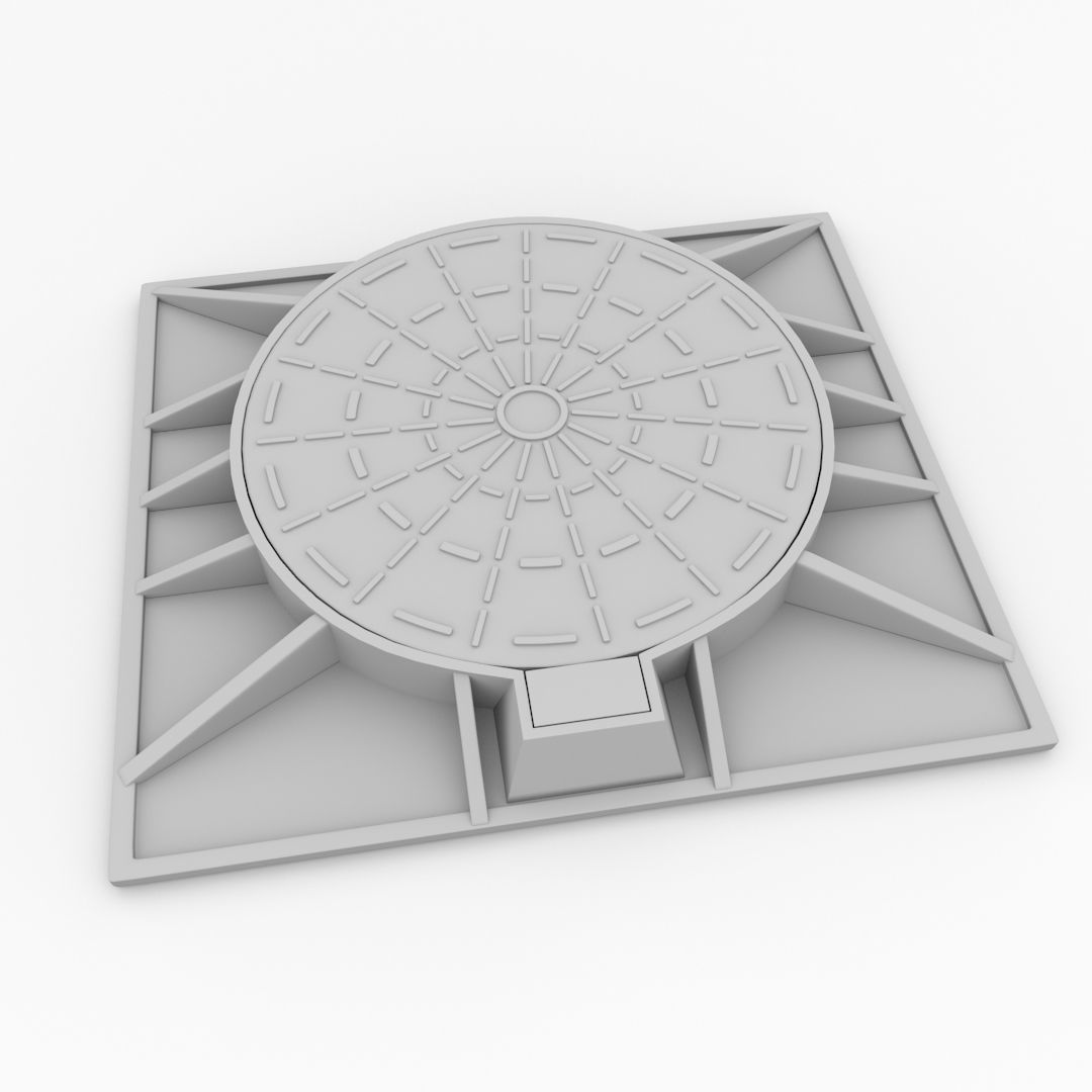 Manhole Cover 3D model | CGTrader