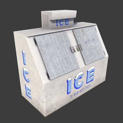 3D model Ice Machine VR / AR / low-poly | CGTrader