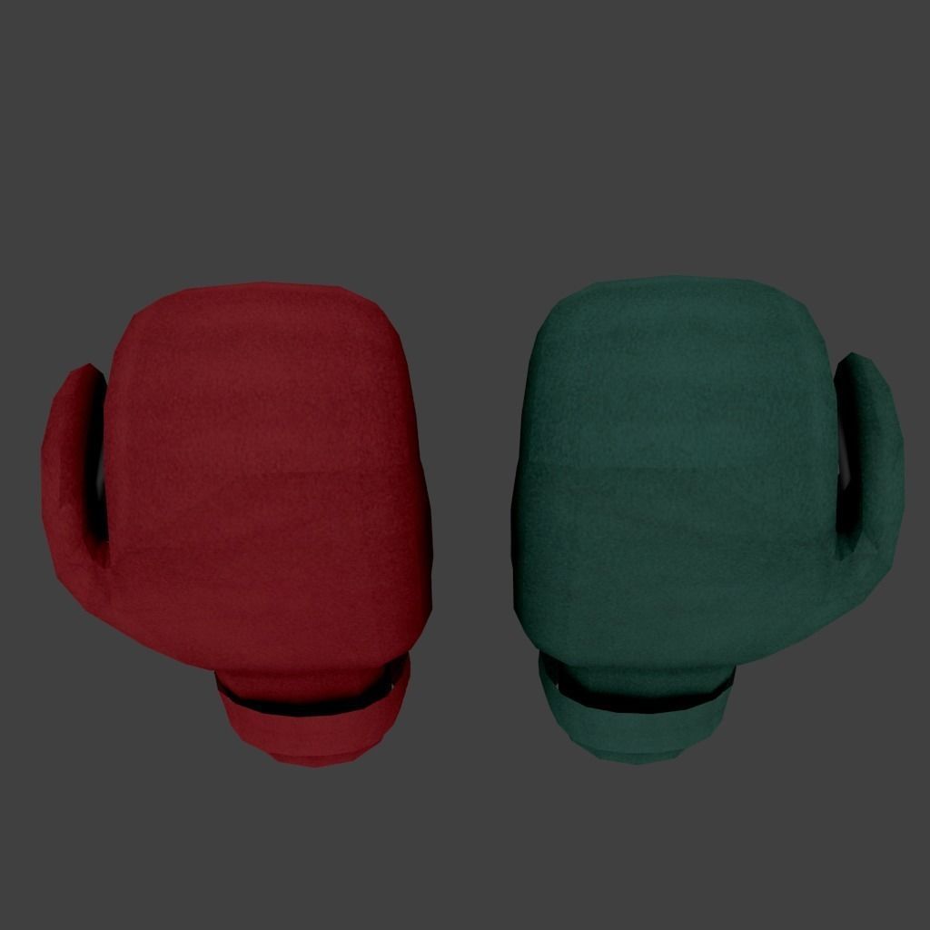 Low poly Boxing Gloves free VR / AR / low-poly 3D model | CGTrader