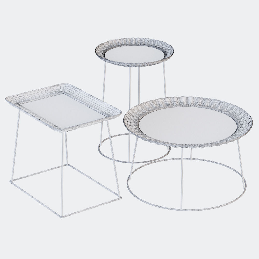 Il Piatto E Servito coffee table 3D model | CGTrader