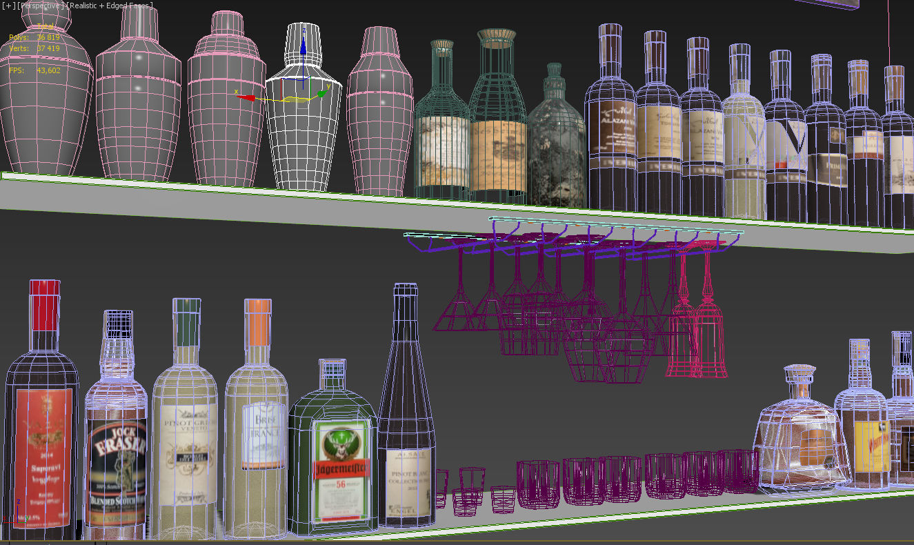 3D model Bottles VR / AR / low-poly | CGTrader