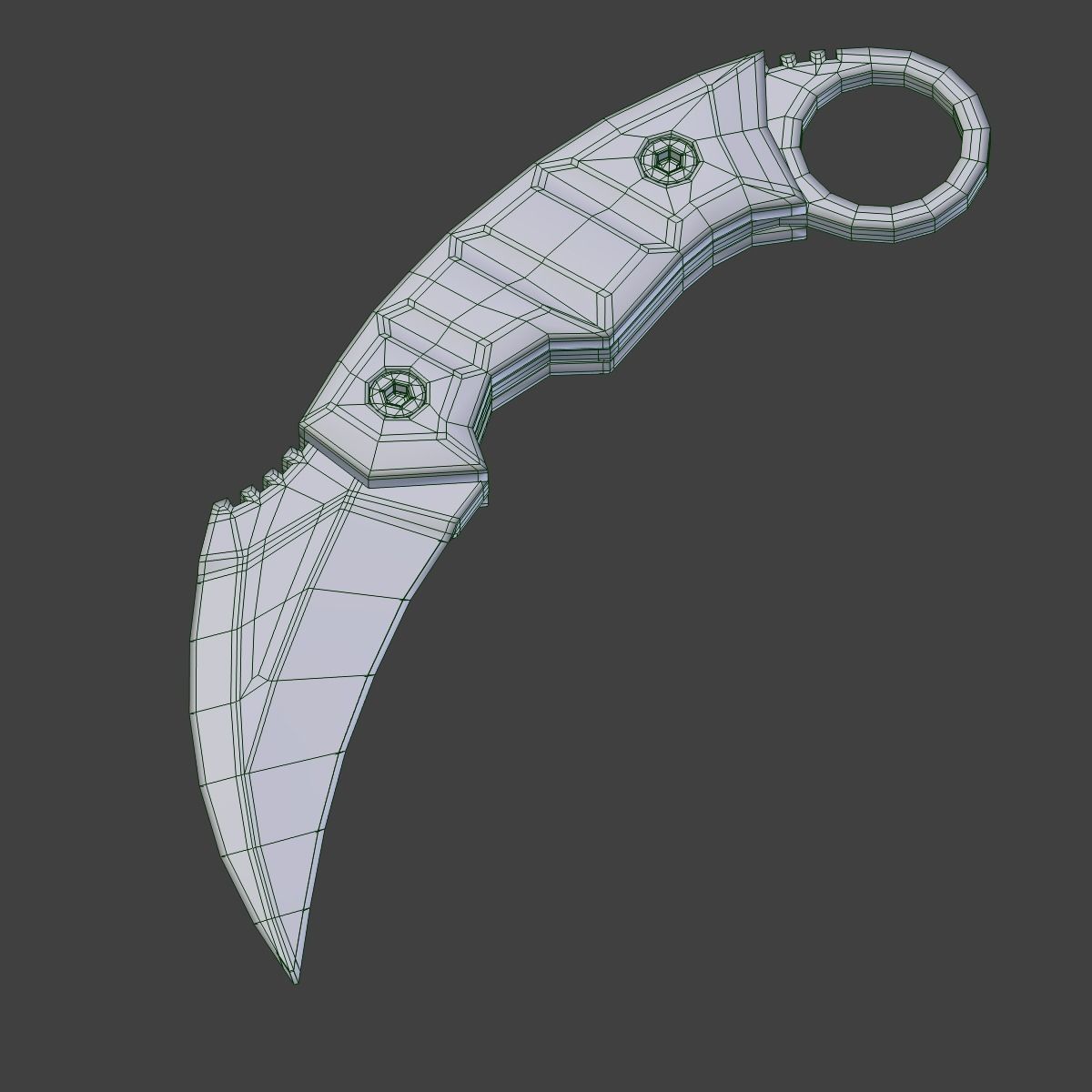 Karambit dagger 3D model | CGTrader