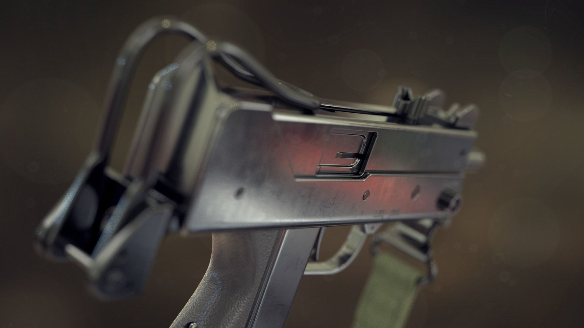 Mac-11 submachine gun 3D model | CGTrader