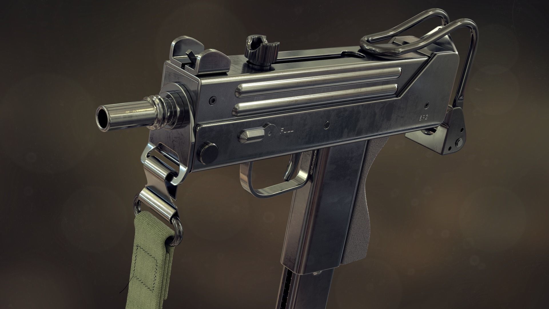 Mac-11 submachine gun 3D model | CGTrader