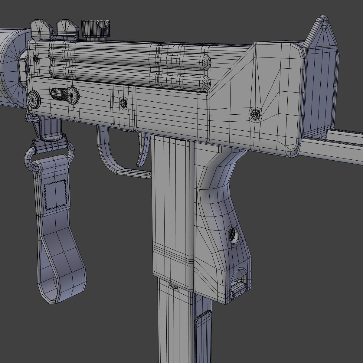 Mac-11 submachine gun 3D model | CGTrader