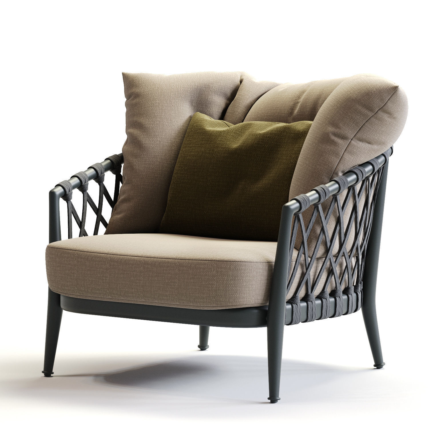 BB Italia ERICA Armchair 3D model | CGTrader