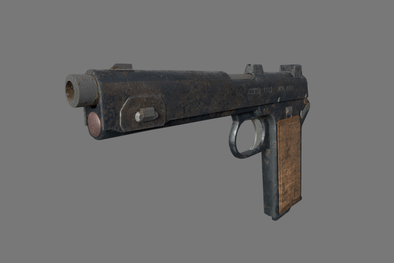 Steyr 1912 free VR / AR / low-poly 3D model animated | CGTrader