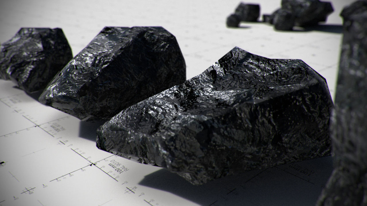 3D model Coal Model Pack - Black Brown Anthracite VR / AR / low-poly ...