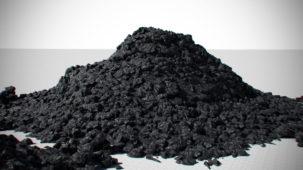 3D model Coal Model Pack - Black Brown Anthracite VR / AR / low-poly ...