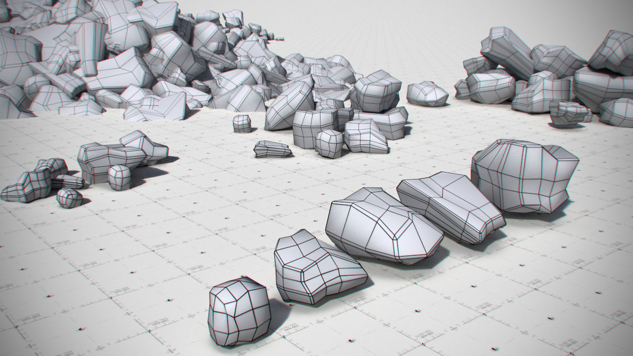 3D model Coal Model Pack - Black Brown Anthracite VR / AR / low-poly ...