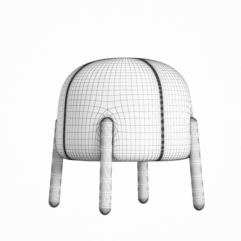 Sally Hightower Stool 3D model | CGTrader