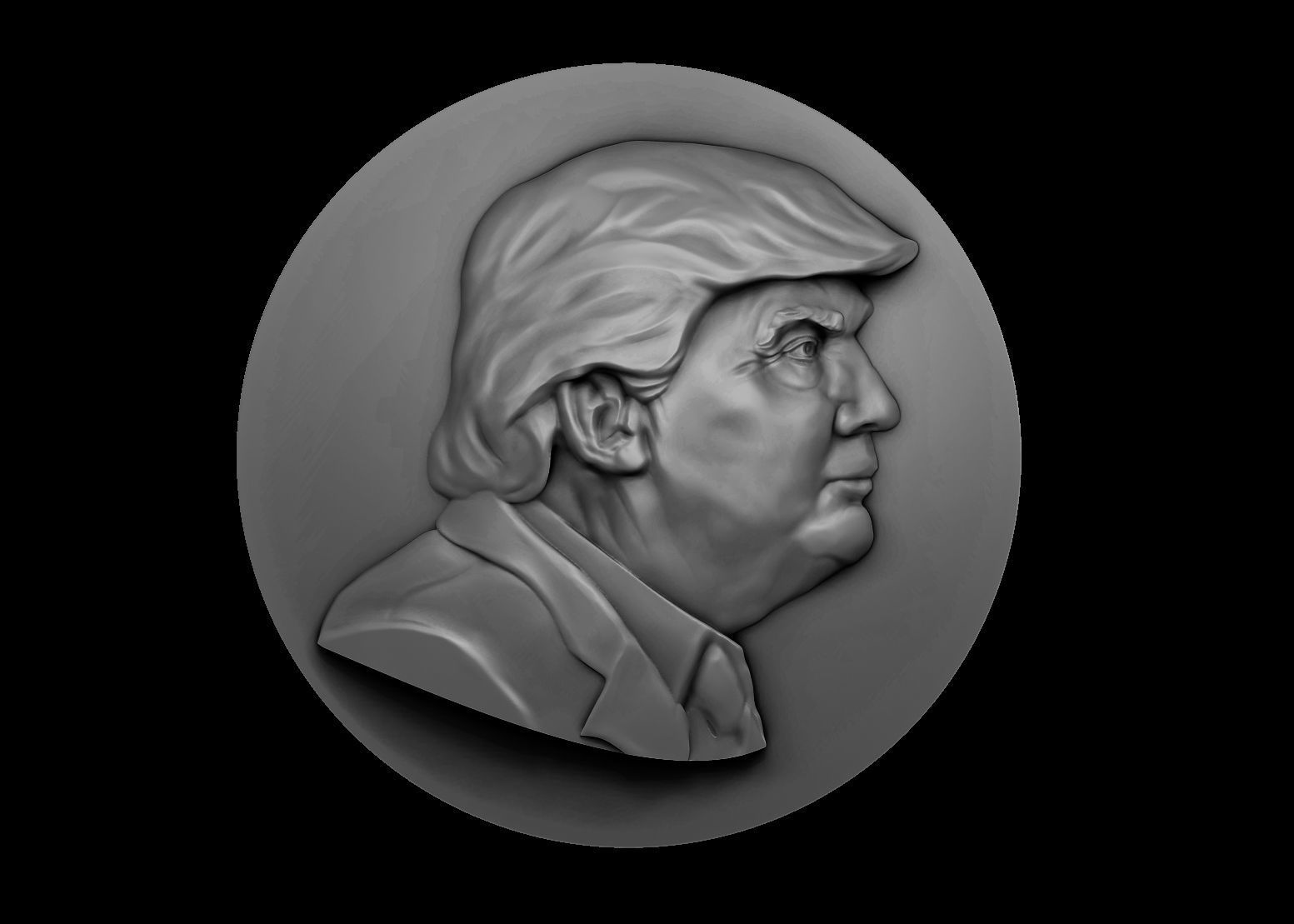 Trump 3D model 3D printable | CGTrader