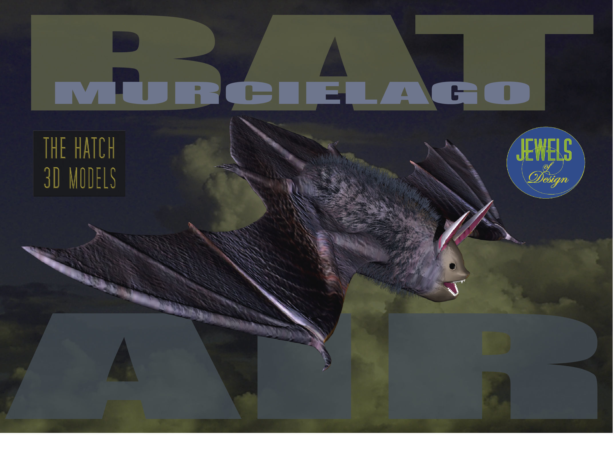 3D Bat model flying 3D model | CGTrader