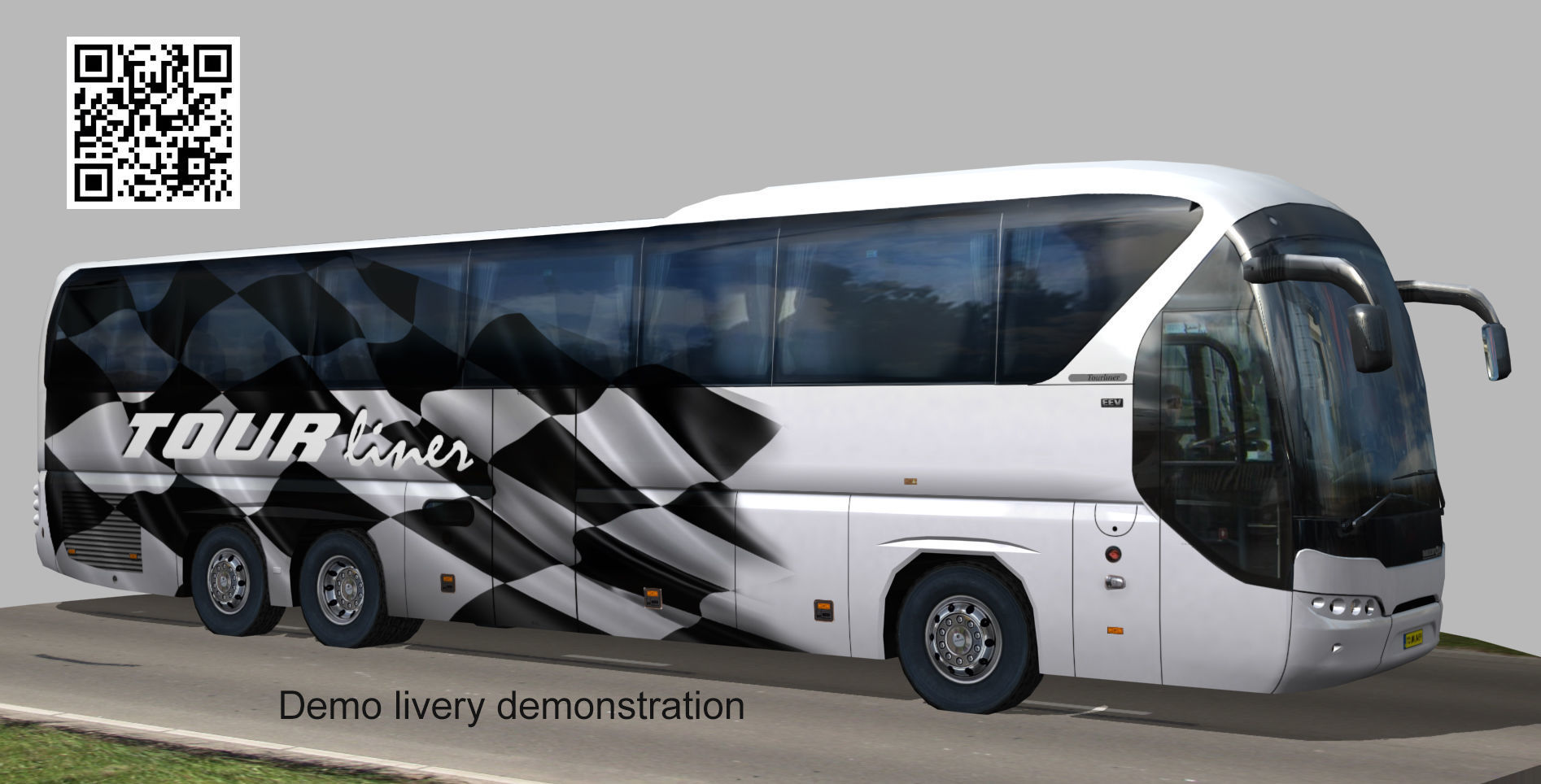 3D model Neoplan Tourliner SHD C VR / AR / low-poly rigged | CGTrader