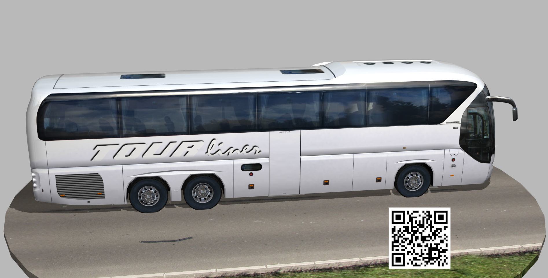 3D model Neoplan Tourliner SHD C VR / AR / low-poly rigged | CGTrader