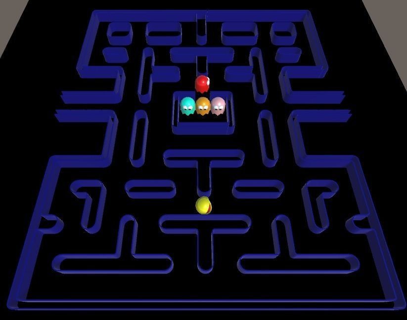 3D model Arcade Classics Volume 1 - PacMan 3D Model Pack VR / AR / low ...