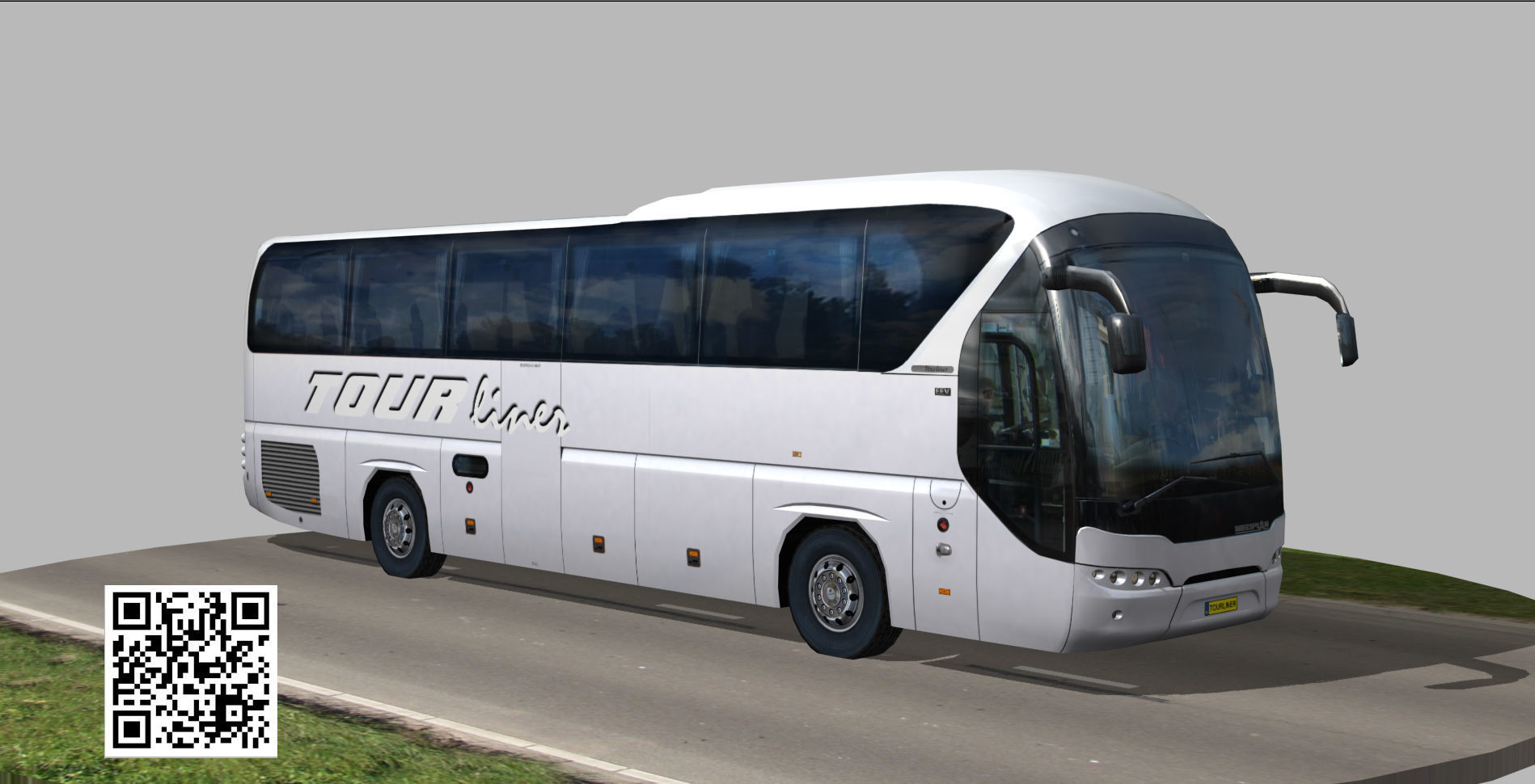 3D model Neoplan Tourliner SHD Short VR / AR / low-poly rigged | CGTrader