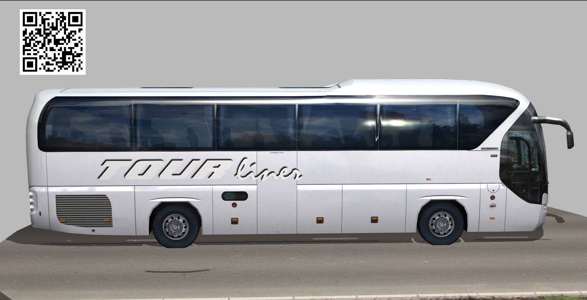 3D model Neoplan Tourliner SHD Short VR / AR / low-poly rigged | CGTrader
