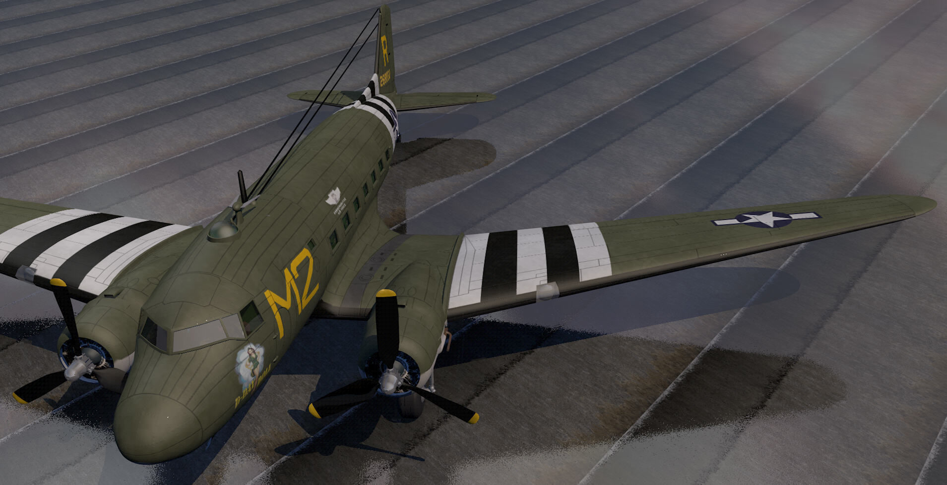 Douglas C-53 Skytrooper 3D model | CGTrader