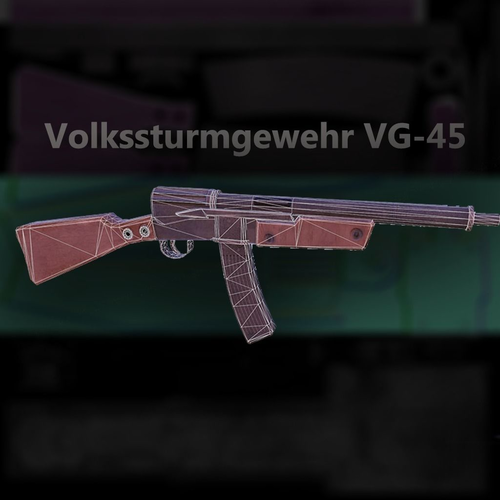 3D model Volkssturmgewehr VG-45 VR / AR / low-poly | CGTrader