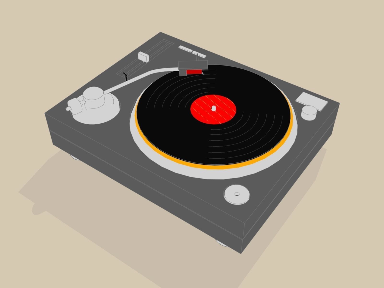 3D model Turntable C4D sketch and toon animated model VR / AR / low ...